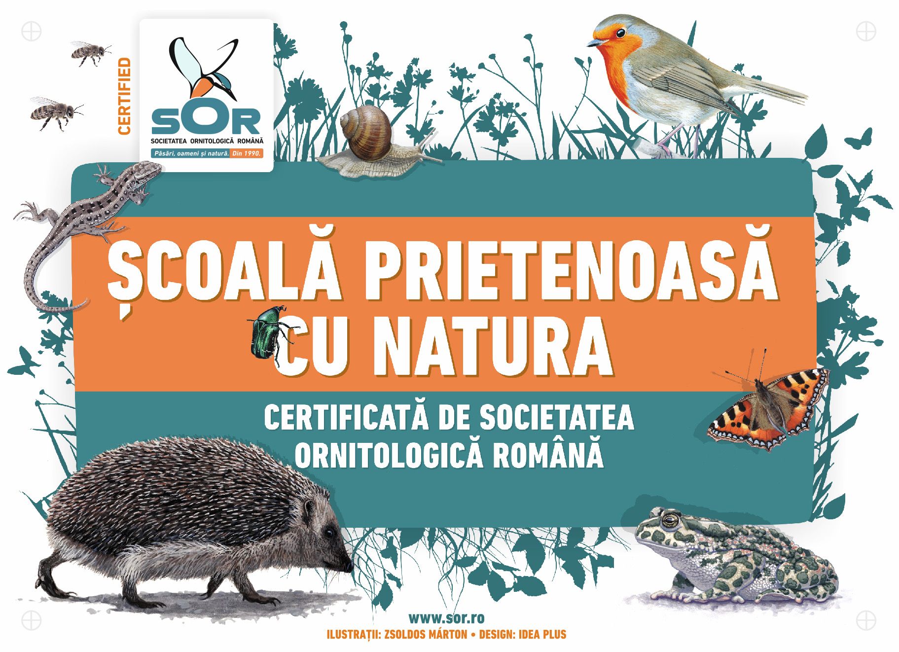 Școli și grădinițe prietenoase cu natura • Societatea Ornitologică Romană